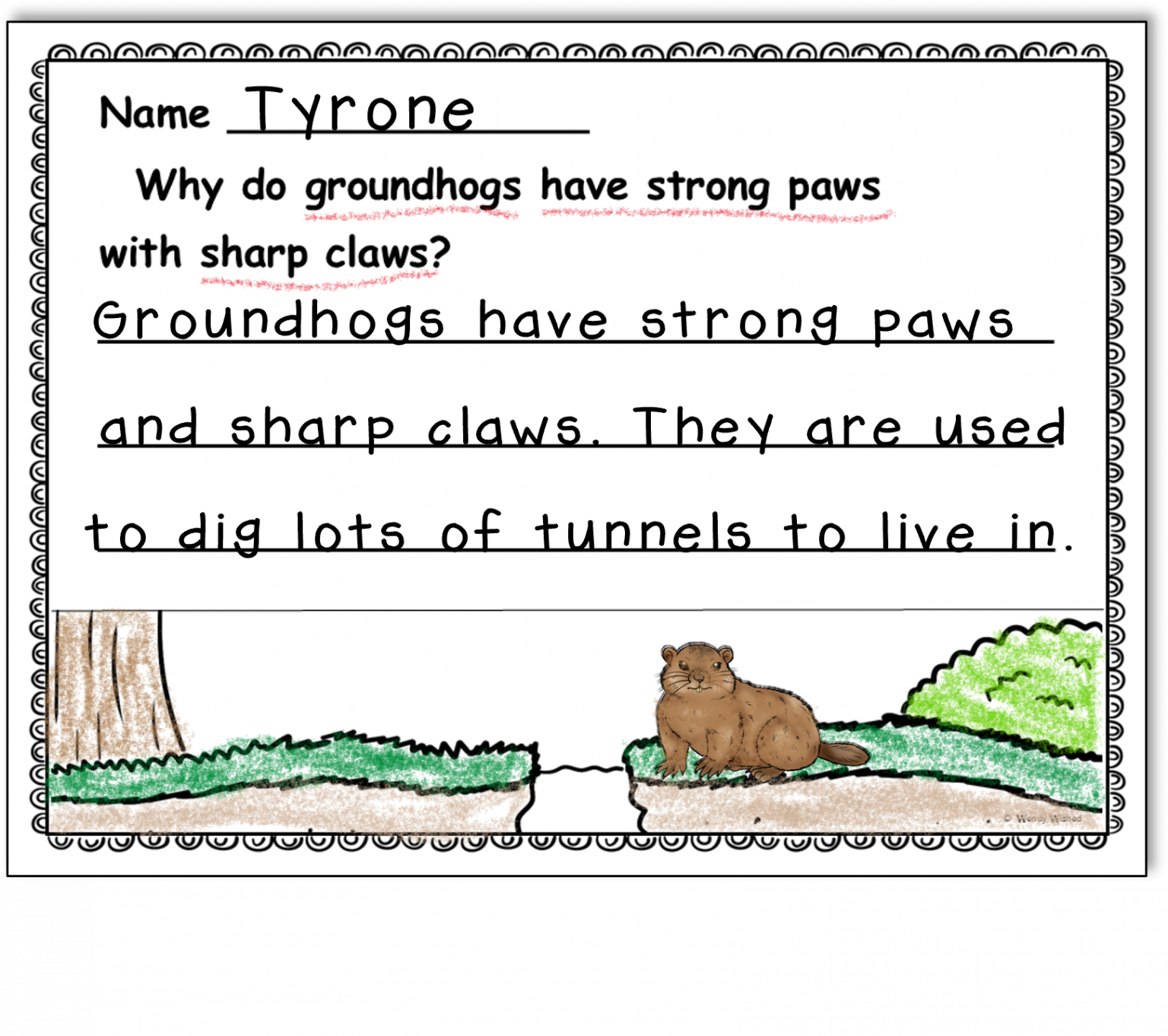 How to Use Groundhog Day to Teach an Animal Adaptations Science Lesson ...